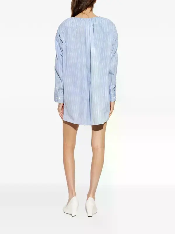 Alexander Wang Striped Off-shoulder Dress