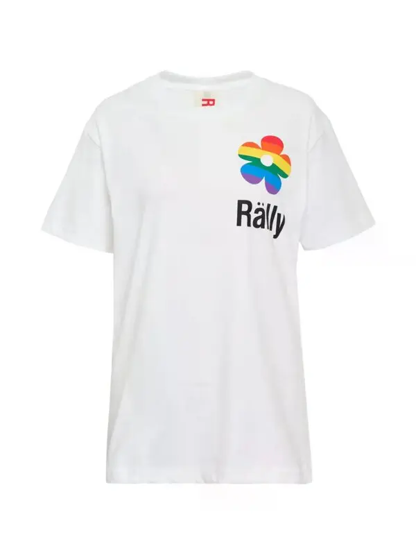RALLY MOVEMENT Logo Print T-shirt