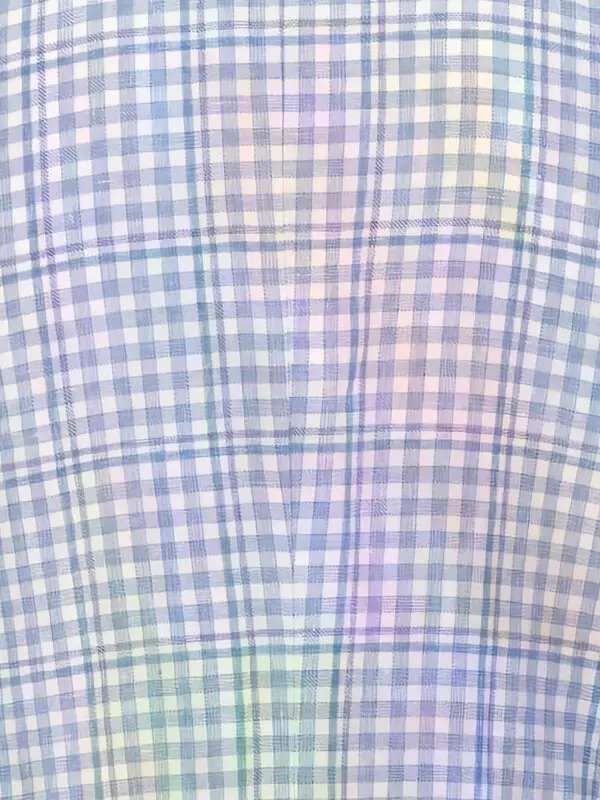 Isaia Gingham-check Single-breasted Blazer