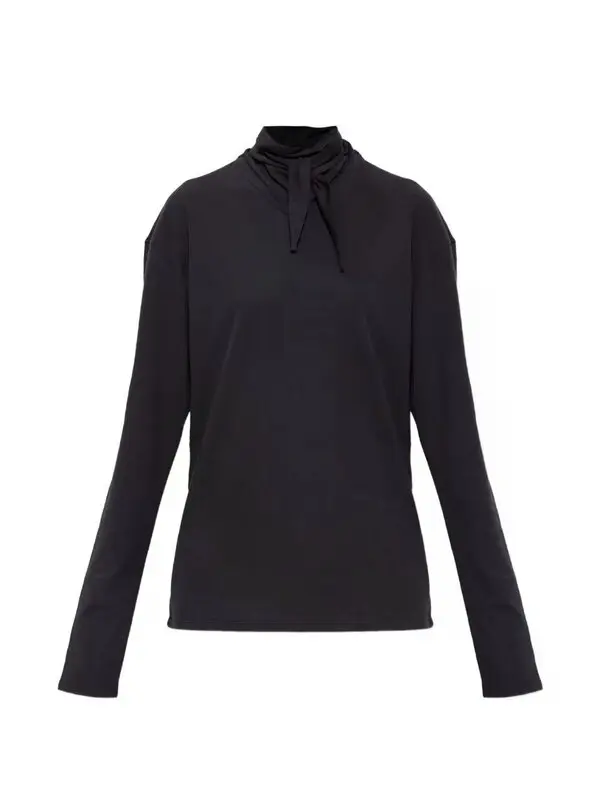LEMAIRE Tie-neck Long-sleeve Top