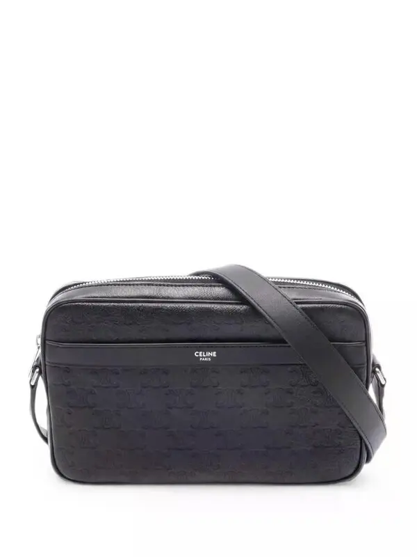 Celine Medium Triomphe Messenger Bag - Black