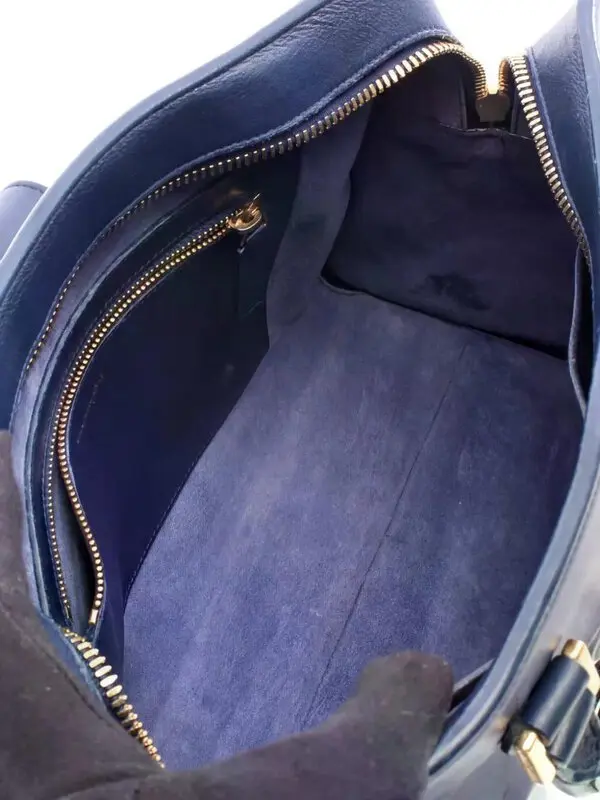 Saint Laurent 2000s Small Cabas Leather Tote Bag