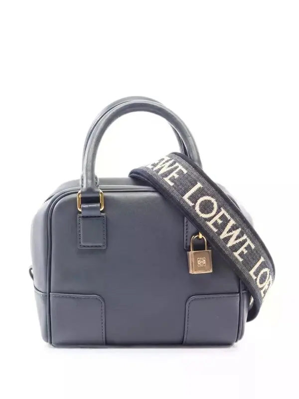 Loewe 2010s Amazona 16 Square Tote Bag - Blue