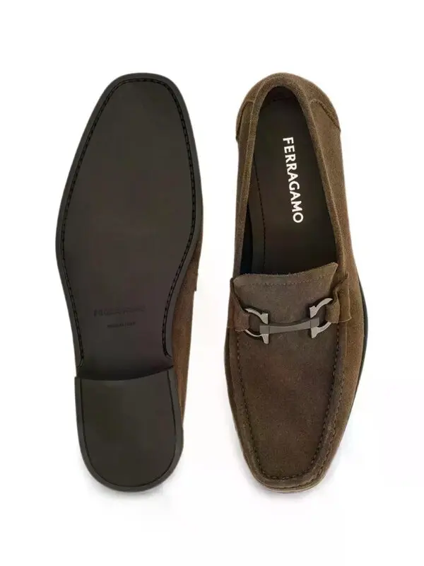 FERRAGAMO Gancini Ornament Moccasins