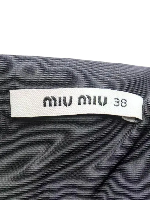 Miu Miu 2010s Blair Scalloped Mini Skirt