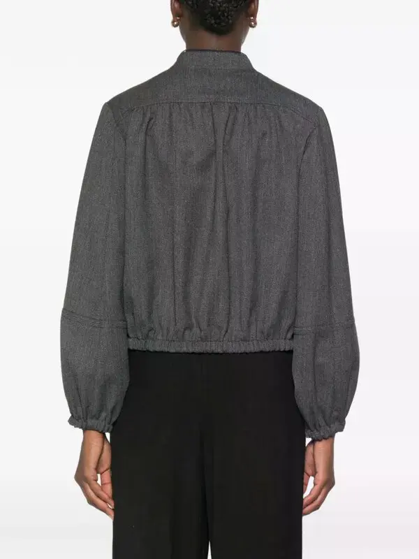 Fabiana Filippi Zip-up Jacket With Elasticated Hem