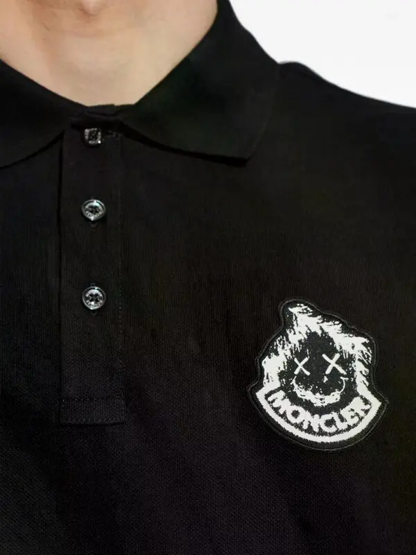 Moncler Logo-patch Polo Shirt