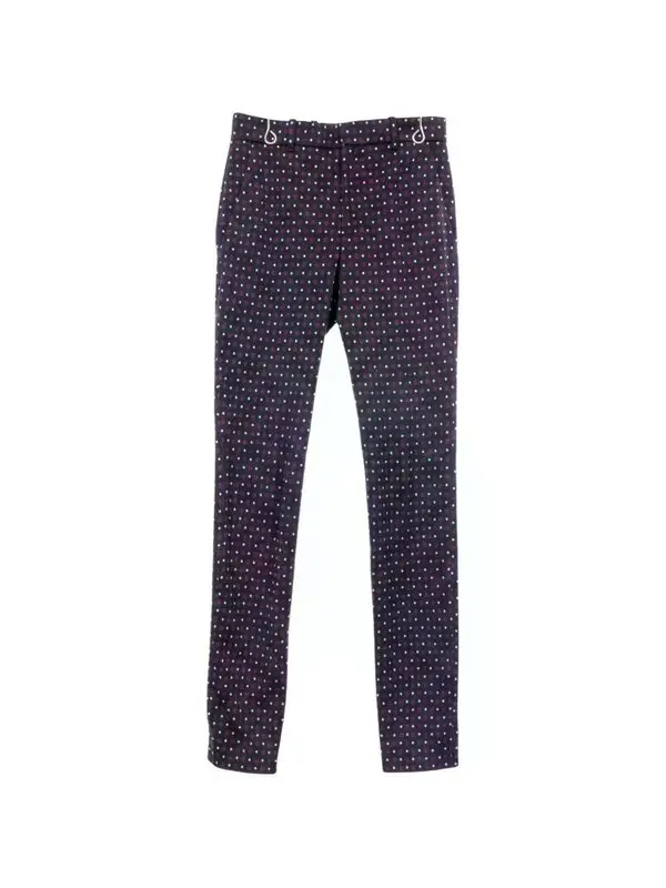 Gucci 1910s Heart-pattern Trousers - Blue