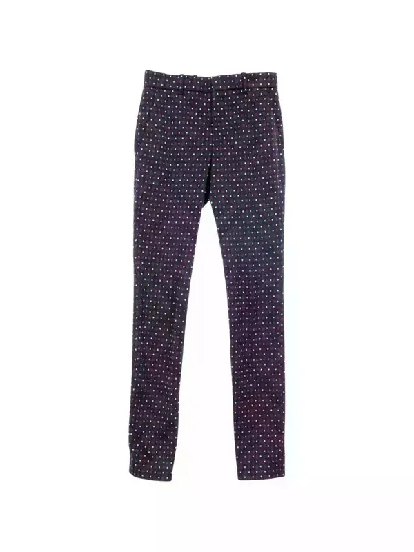 Gucci 1910s Heart Pattern Tailored Trousers - Blue