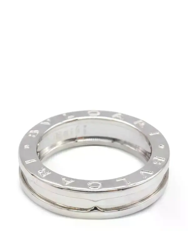 BVLGARI 18k White Gold B.zero1 Ring - Silver