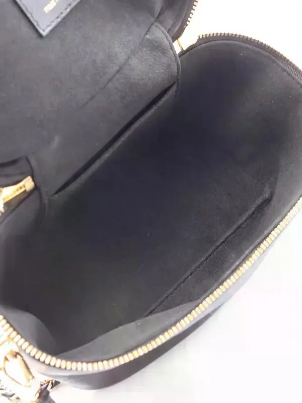 LOUIS VUITTON Monogram Vanity Pm Tote Bag - Black