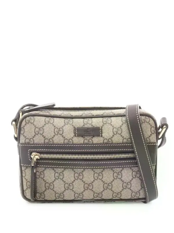 Gucci 2000s Gg Supreme Shoulder Bag - Neutrals