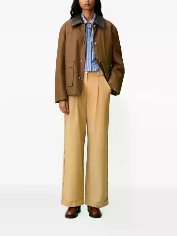 Claudie Pierlot Straight Pleated Trousers