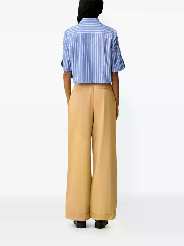 Claudie Pierlot Straight Pleated Trousers