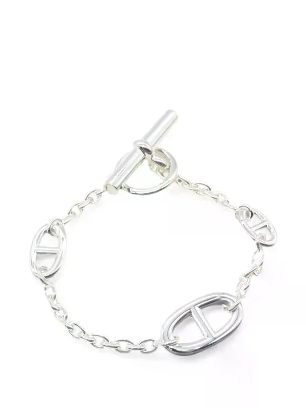 Hermès Tone Chaine D'ancre Farandole Bracelet - Silver