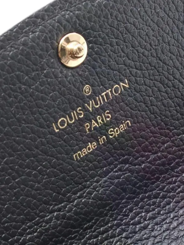 LOUIS VUITTON 2000s Monogram Empreinte Coin Purse - Black