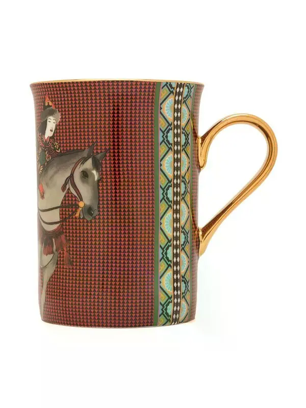 Shanghai Tang Mongolian Nomad Print Mug