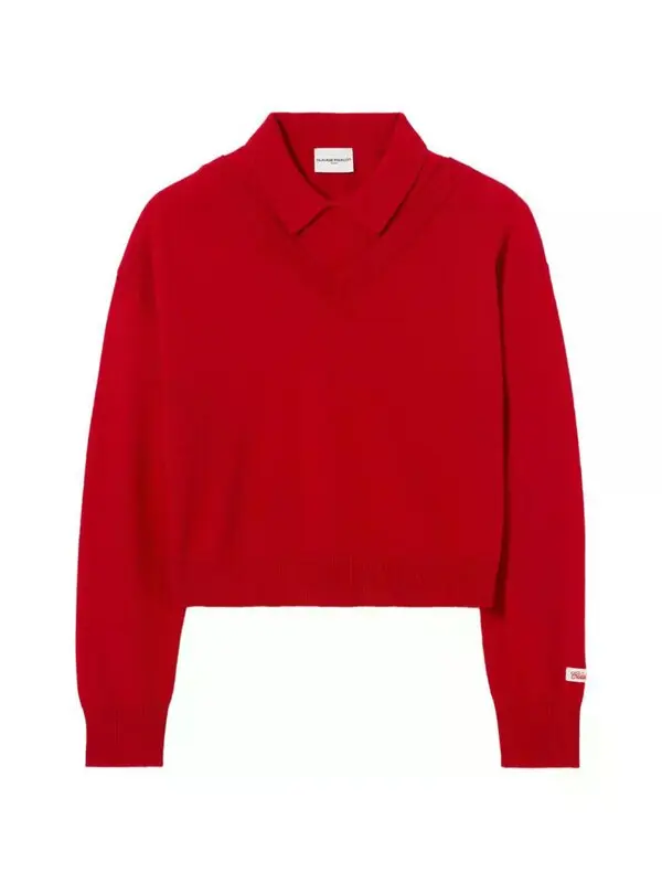 Claudie Pierlot V-neck Wool Jumper
