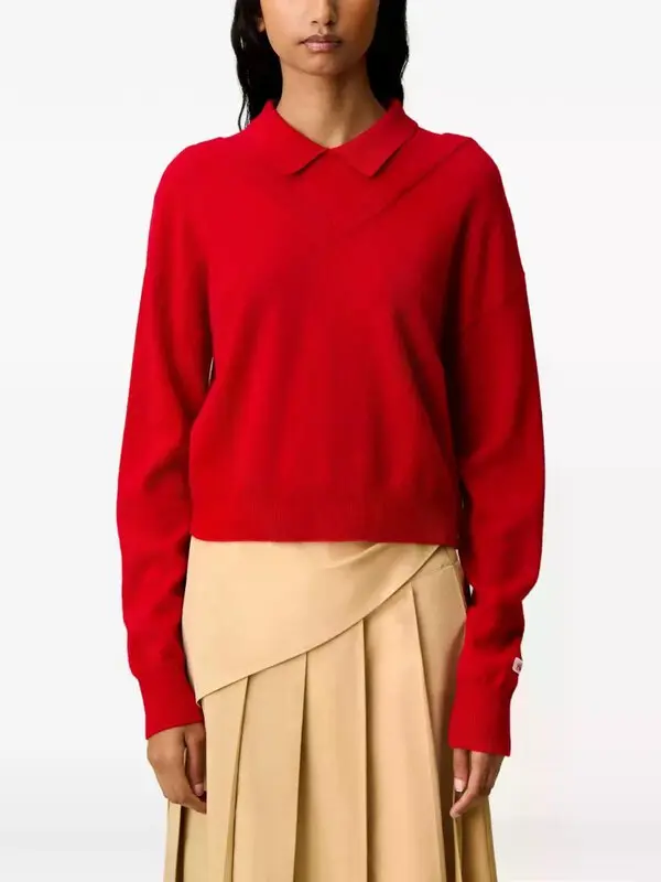 Claudie Pierlot V-neck Wool Jumper