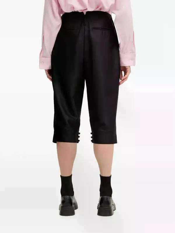 Kenzo Pleated Button-cuff Shorts