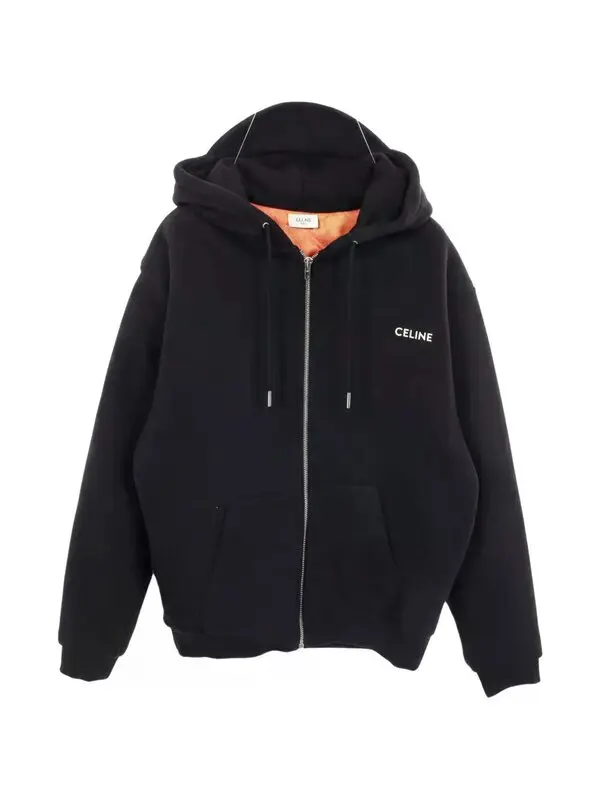 Celine 2010s Logo-detail Hooded Jacket