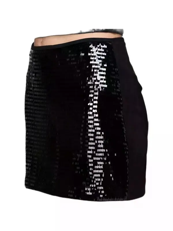 Armani Exchange Sequin-embellished Mini Skirt