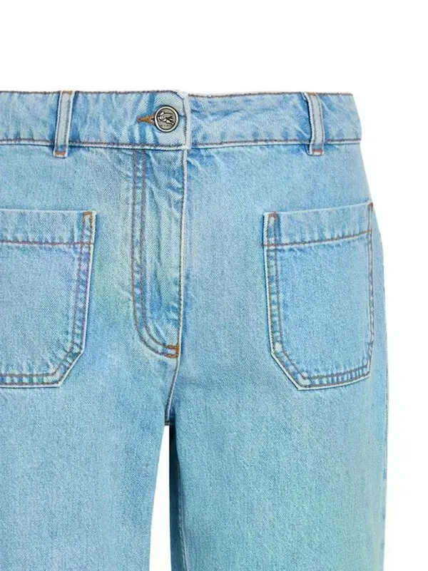 Etro Floral-embroidered Jeans