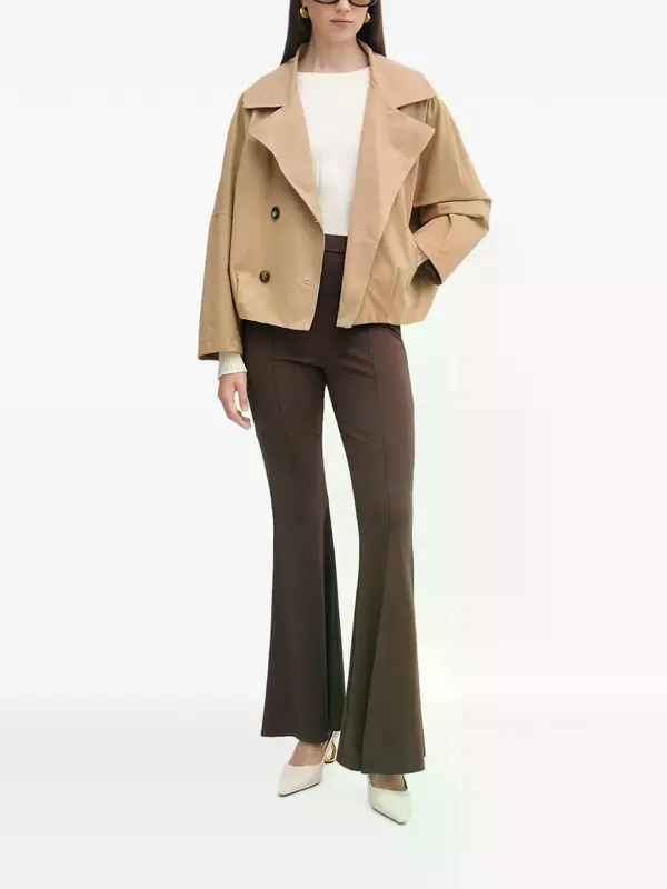 HAVEONE Seam-detail Flared Trousers