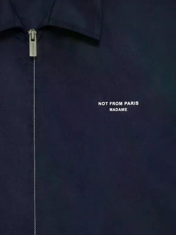 Drole De Monsieur Logo Zip-up Jacket
