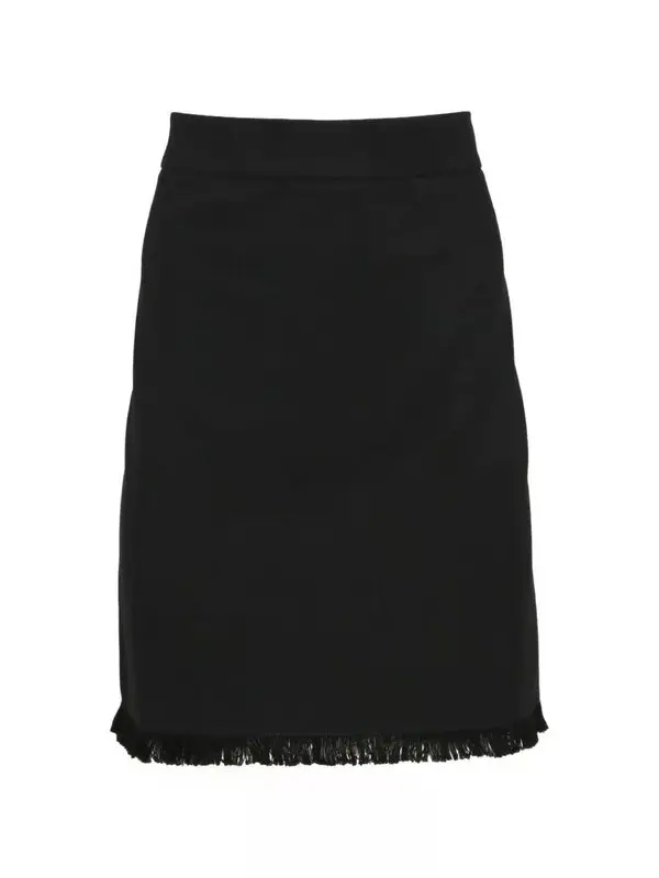 TOM FORD Fringed-hem Mini Skirt - Black