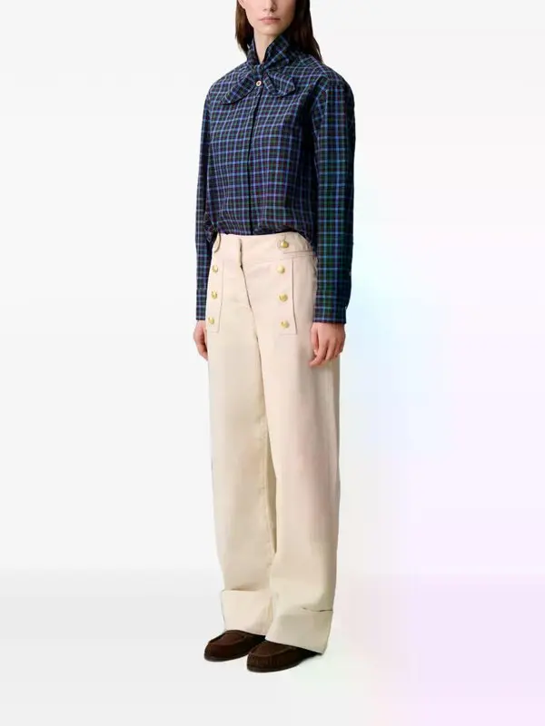 Claudie Pierlot Light Denim Wide-leg Jeans