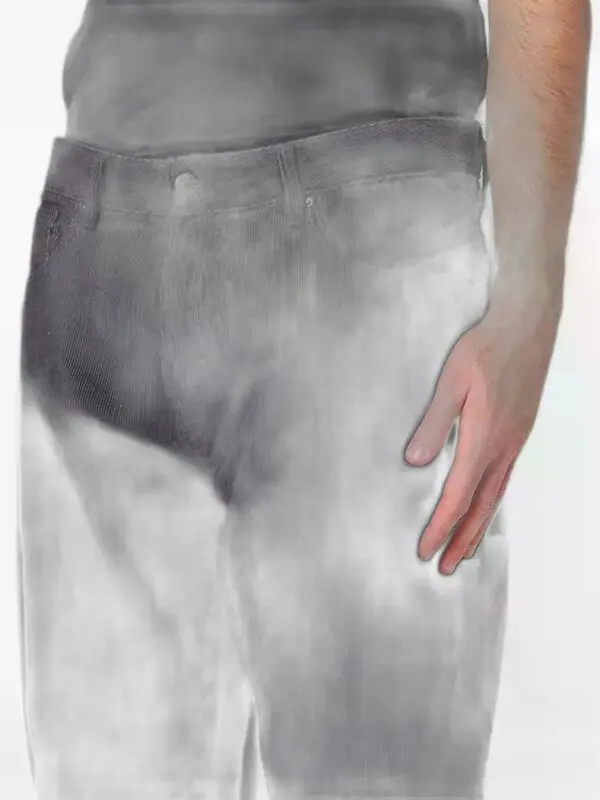 Armani Exchange Corduroy Trousers With Belt Loops
