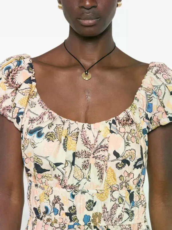 Ulla Johnson Paloma Floral-print Midi Dress