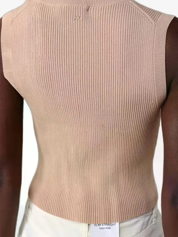 Armani Exchange Ribbed-knit Gilet
