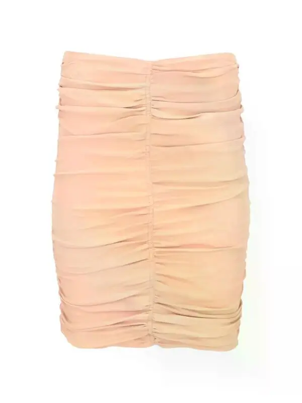 TOM FORD Ruched Mini Skirt - Neutrals