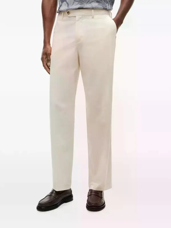 Tommy Hilfiger Pressed-crease Straight-leg Trousers