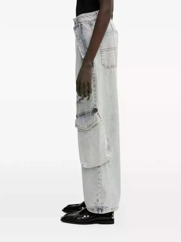 WRSTBHVR Blake Faded-wash Cargo Pants