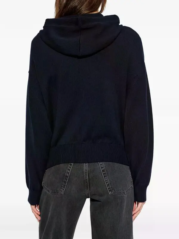 Givenchy Logo Patch Zip-up Hoodie