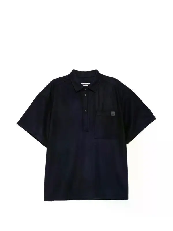 DARKPARK Alex Wool Polo Shirt - Blue