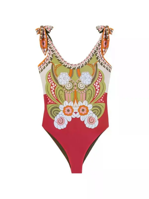 La DoubleJ Pammy Reversible Swimsuit - Red