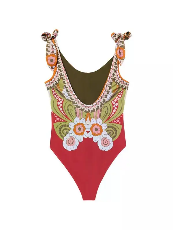 La DoubleJ Pammy Reversible Swimsuit - Red