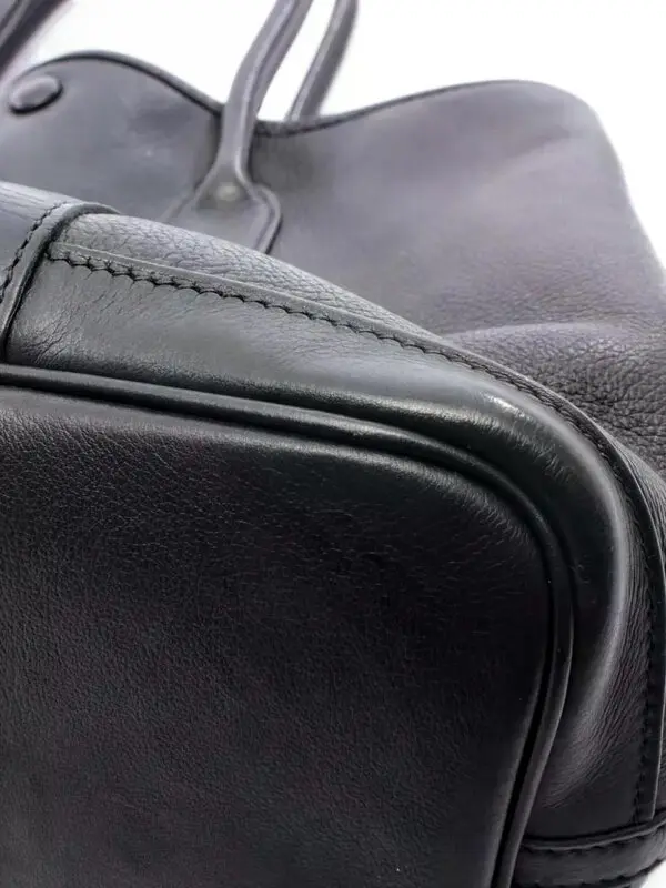 Hermès 2005 Tpm Garden Twilly Leather Tote Bag - Black
