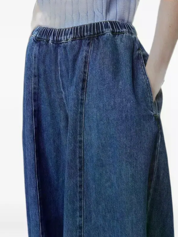 MEIMEIJ Wide-leg Jeans With Elasticated Waistband