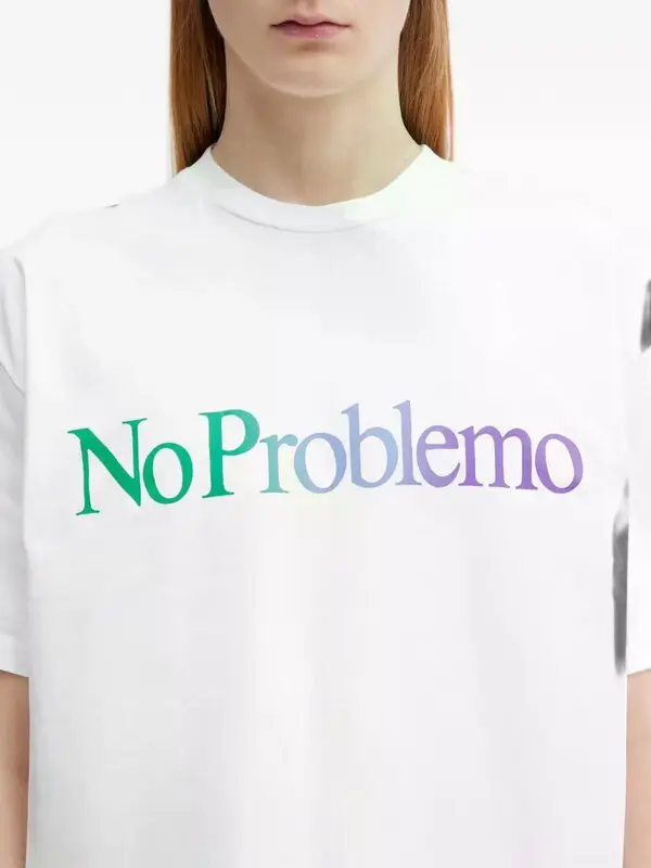 NO PROBLEMO Logo-print Oversized T-shirt