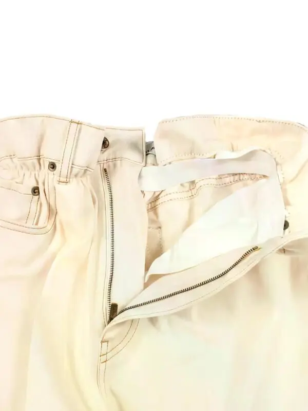 Miu Miu 2010s Wide Cotton Trousers