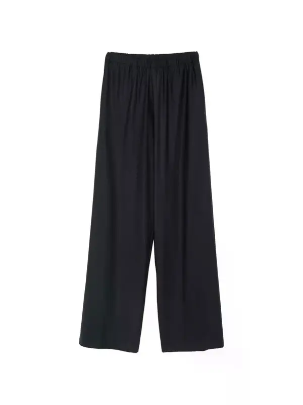 Fabiana Filippi Elasticated-waistband Wide-leg Trousers - Blue