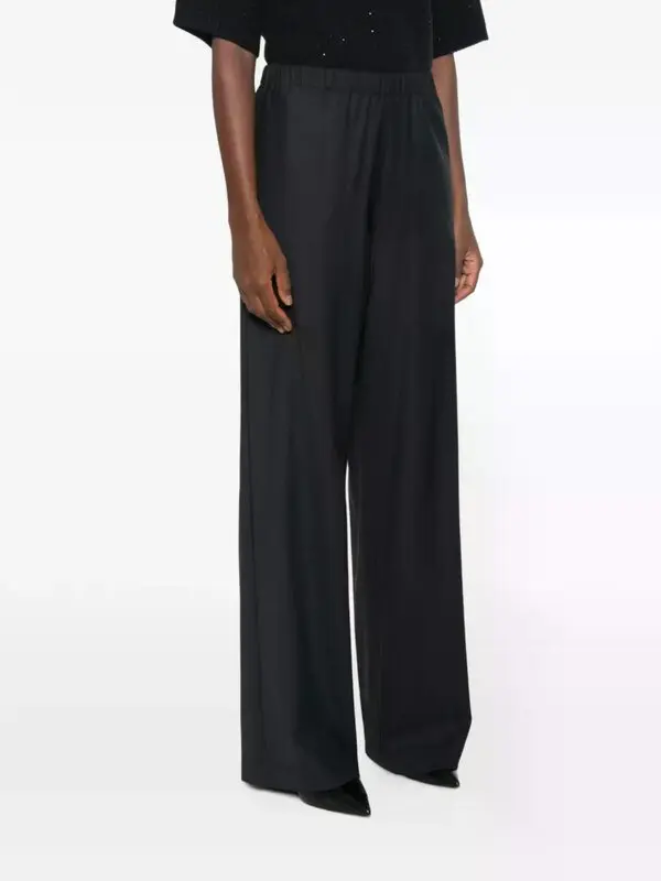 Fabiana Filippi Elasticated Waistband Wide-leg Trousers