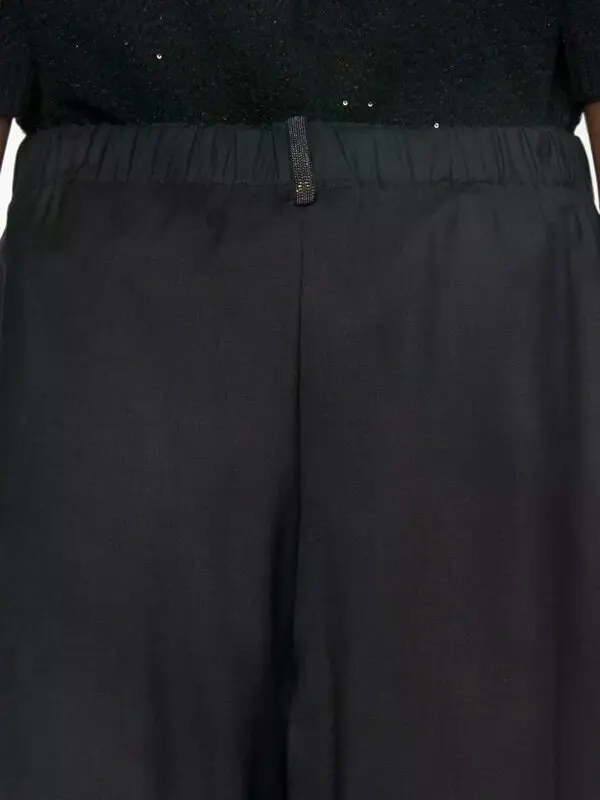 Fabiana Filippi Elasticated Waistband Wide-leg Trousers