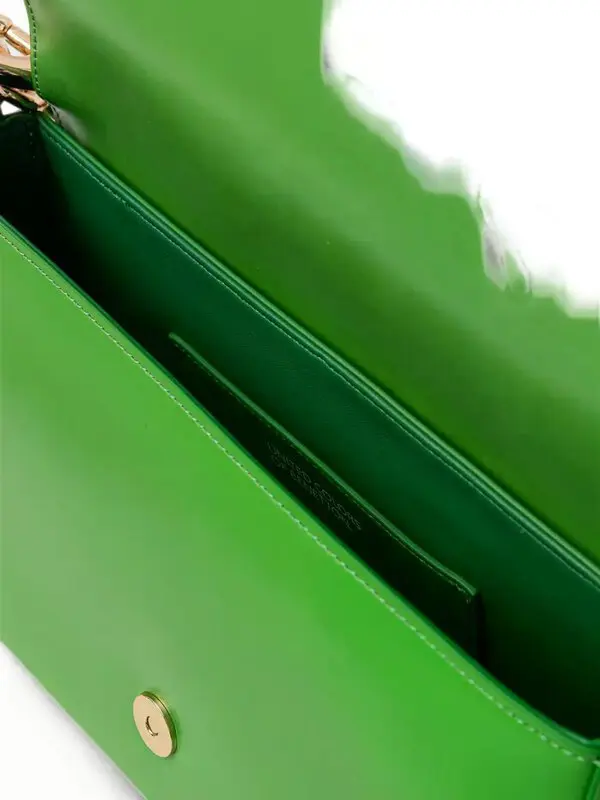 BENETTON Woven-handle Chain-link Shoulder Bag