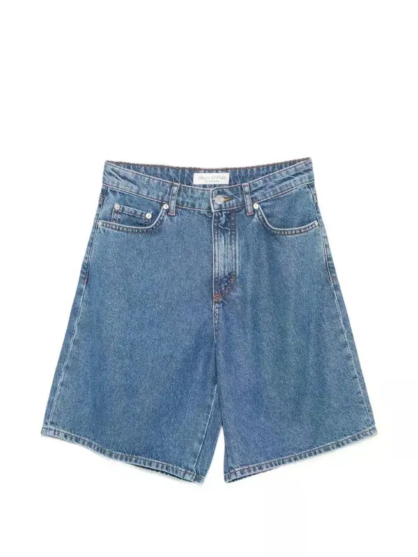 Marc O'polo Faded Denim Shorts - Blue